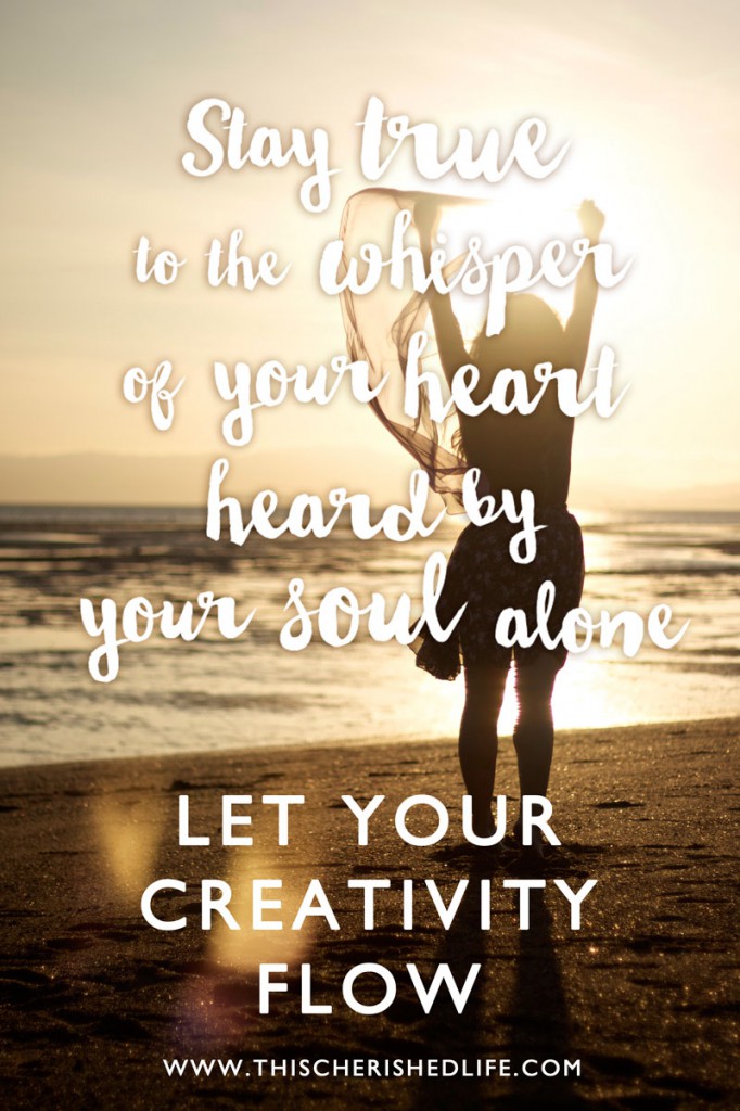 Let your creativity flow - This Cherished Life